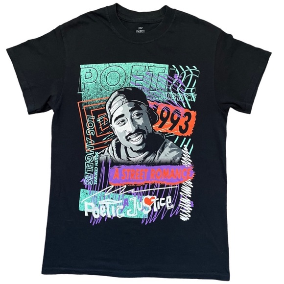 Poetic Justice | Shirts | Poetic Justice Tupac Graphic Tee Shirt S ...